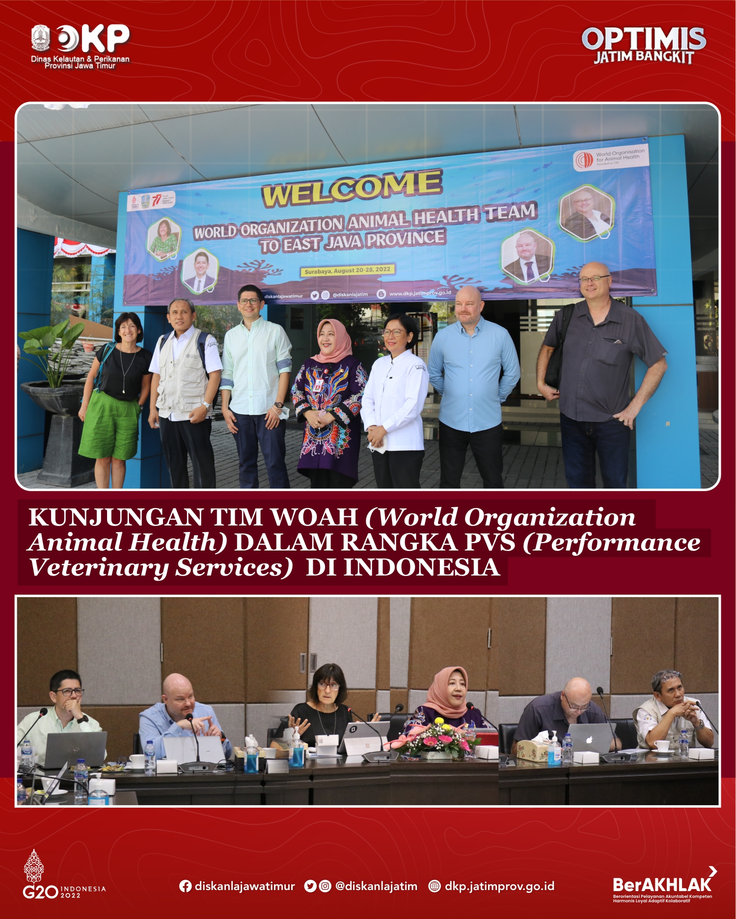 Dinas Kelautan dan Perikanan Provinsi Jawa Timur Menerima Kunjungan ...