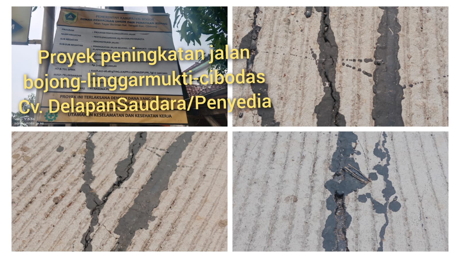 Beberapa Proyek Peningkatan Jalan UPT Jalan Jembatan Kelas A Wil. IX ...