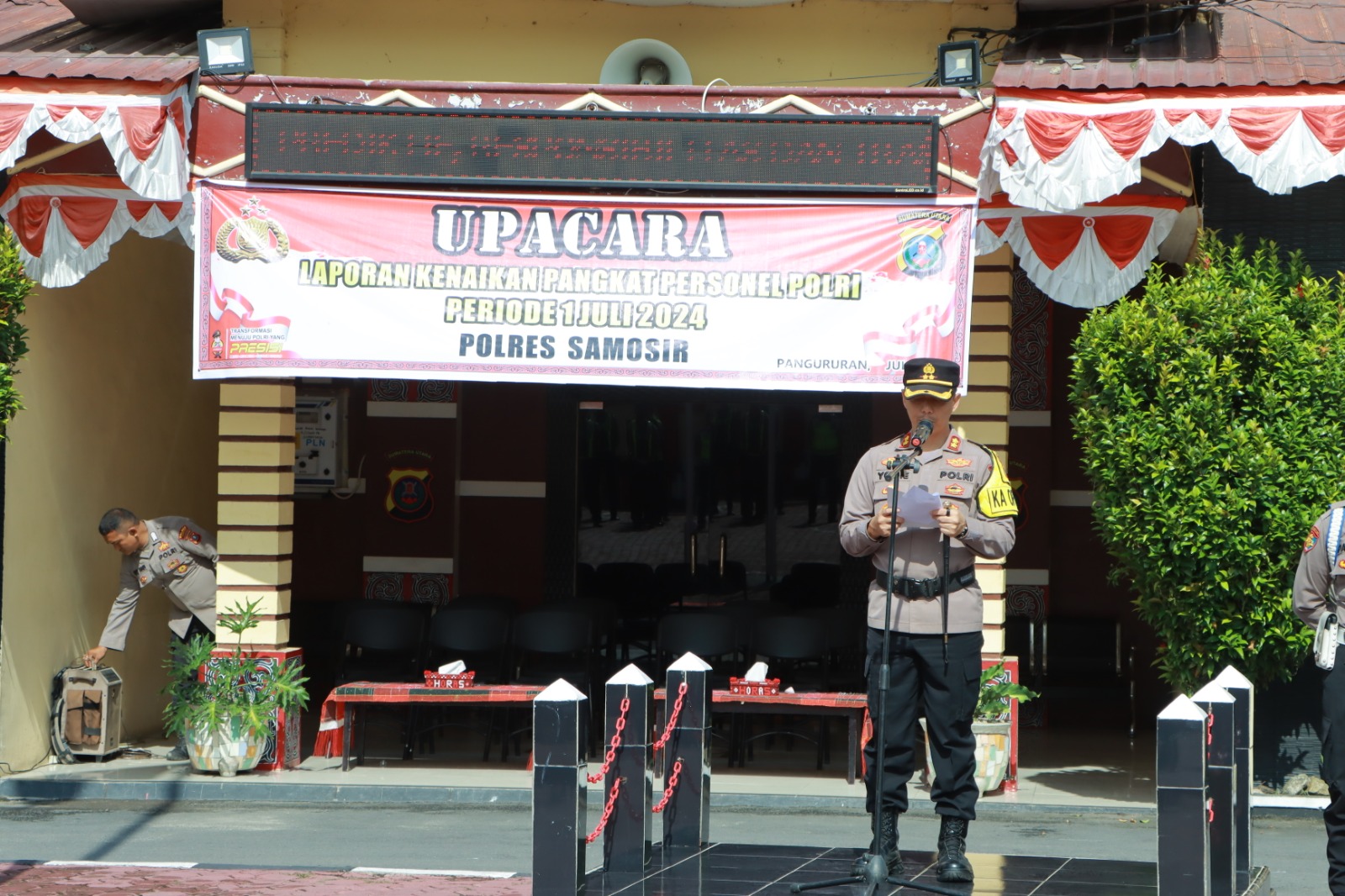 15 Personil Bintara Polres Samosir Naik Pangkat – mediasinarpagigroup.com