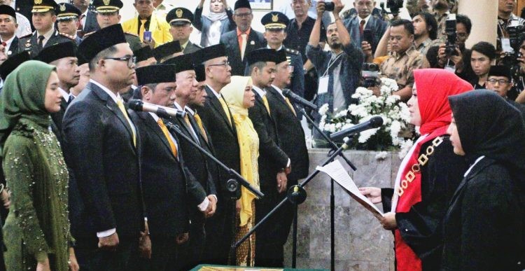 Sebanyak 50 Caleg Terpilih Resmi Dilantik Sebagai Anggota DPRD Kabupaten Subang Periode 2024 ...